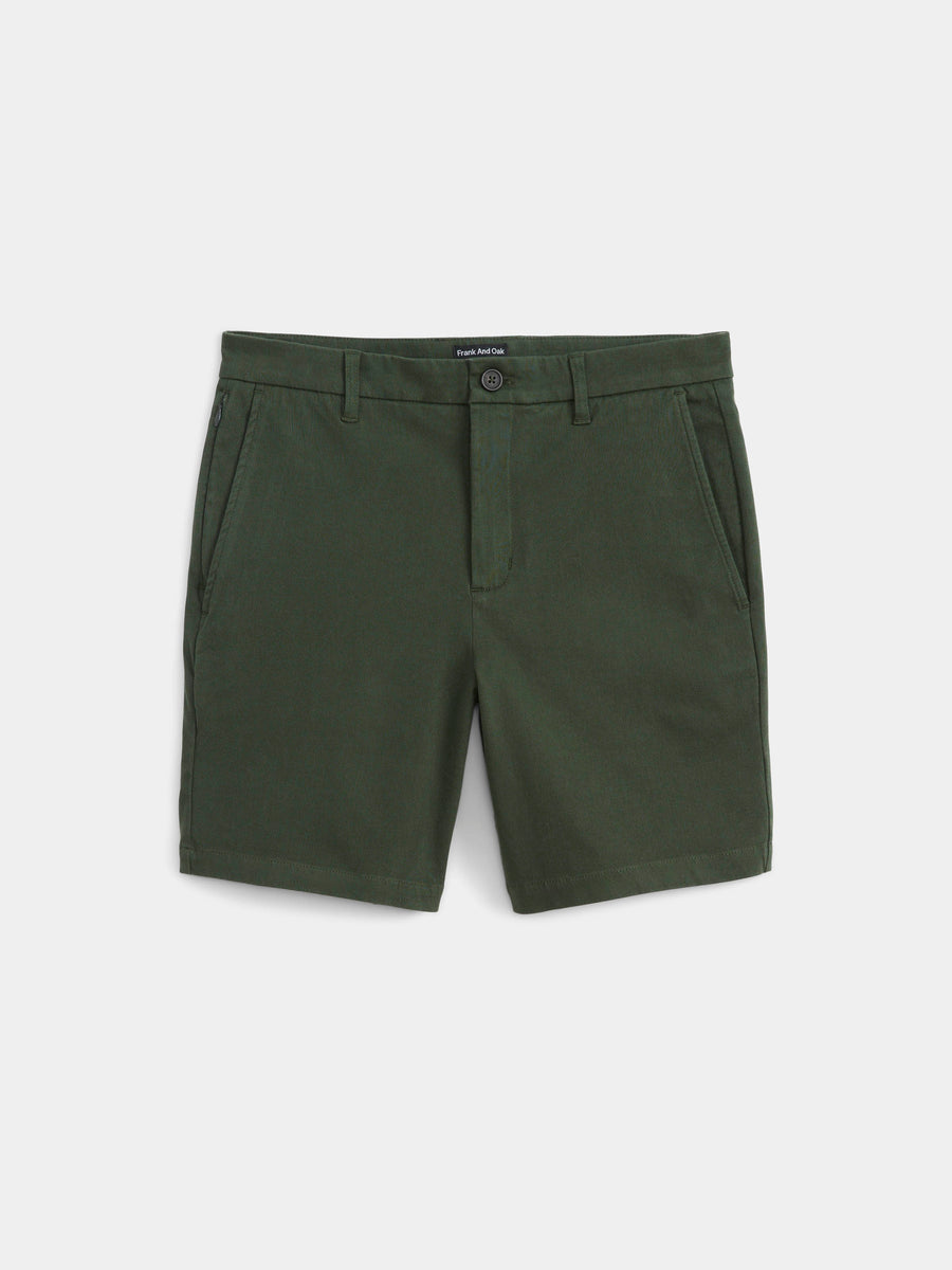 The Slim Flex Short in Deep Green – Frank And Oak USA