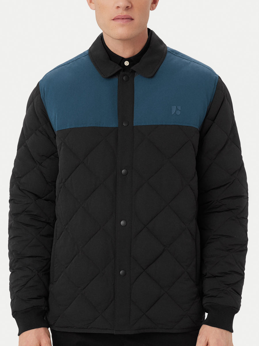 The Skyline Point Collar Jacket in Washed Black – Frank And Oak USA