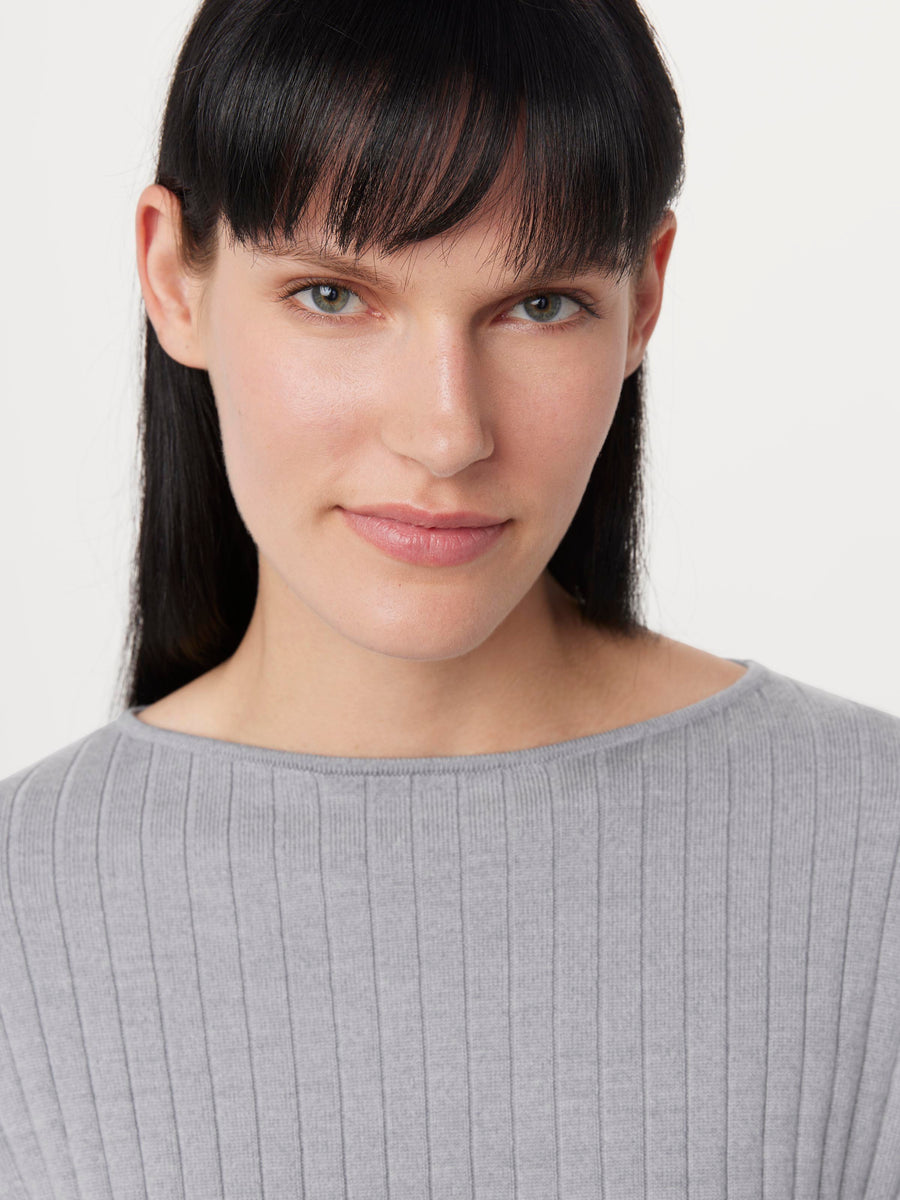 The Merino Wool Cropped Sweater in Light Grey – Frank And Oak USA