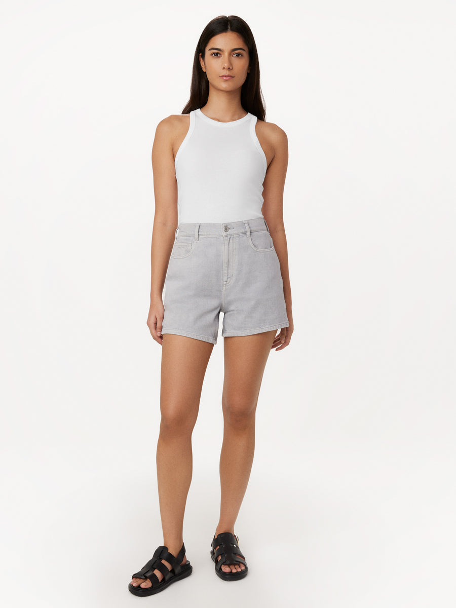 The Courtney Loose Denim Short in Vintage Grey – Frank And Oak USA